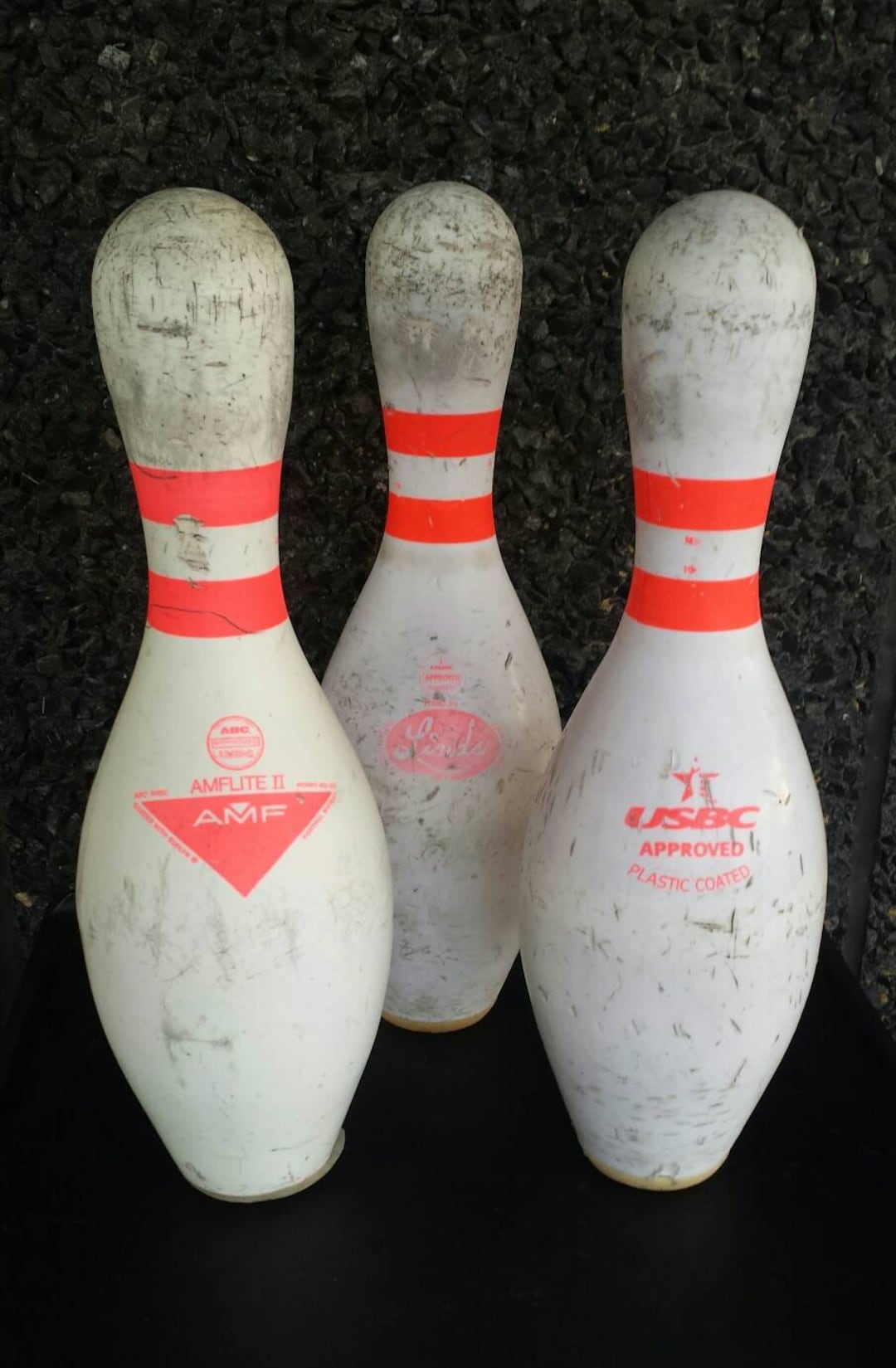 Game Room Ready Vintage Bowling Pin Various Manufacturers Well Used ...
