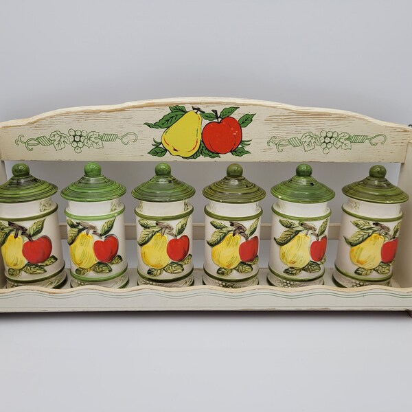 Vintage Spice Jars - Etsy