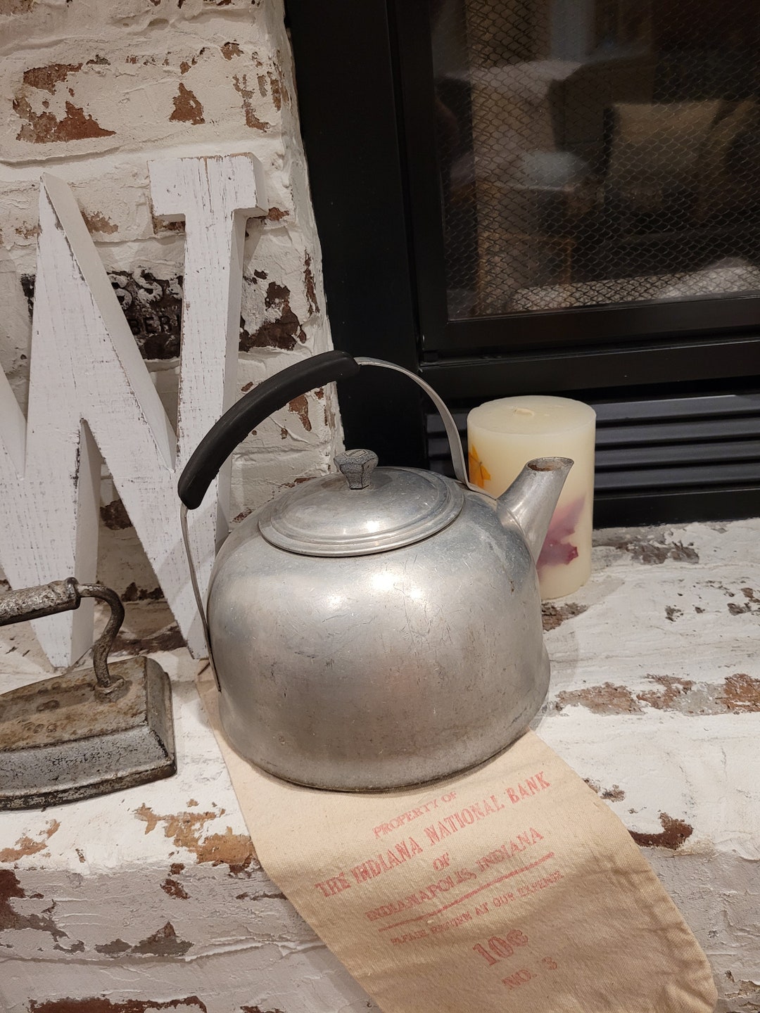 Vintage 1950s Mirro Finest Aluminum Coffee Kettle Coffee Tea Pot Made ...