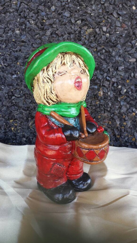 Home & Living Home Décor Ornaments & Accents Chalkware Vintage Carol ...