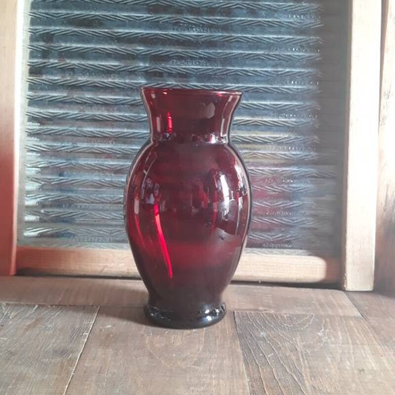 Red Depression Glass - Etsy