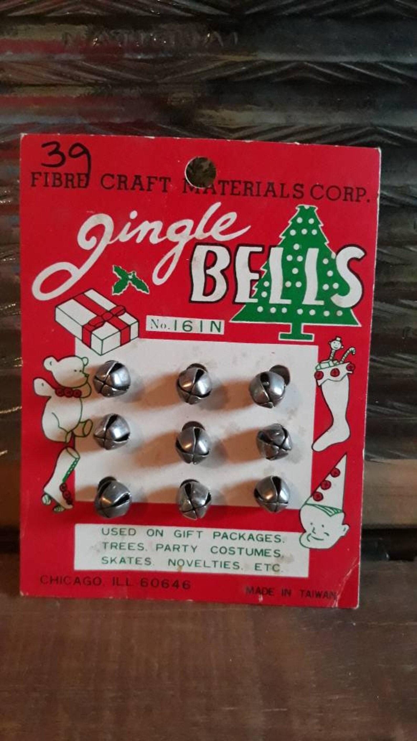 Card of Vintage Jingle Bells From 1960's Original - Etsy