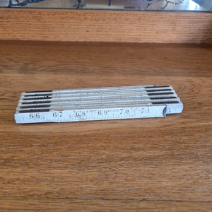 Lots of Uses, Great for Display, Make a Star Vintage Folding Yard Stick ...