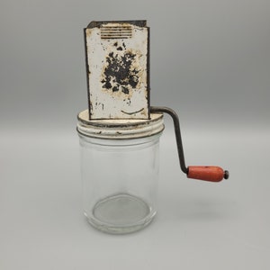 Chippy Loveliness in This Metal and Glass Vintage Nut Chopper Perfect ...