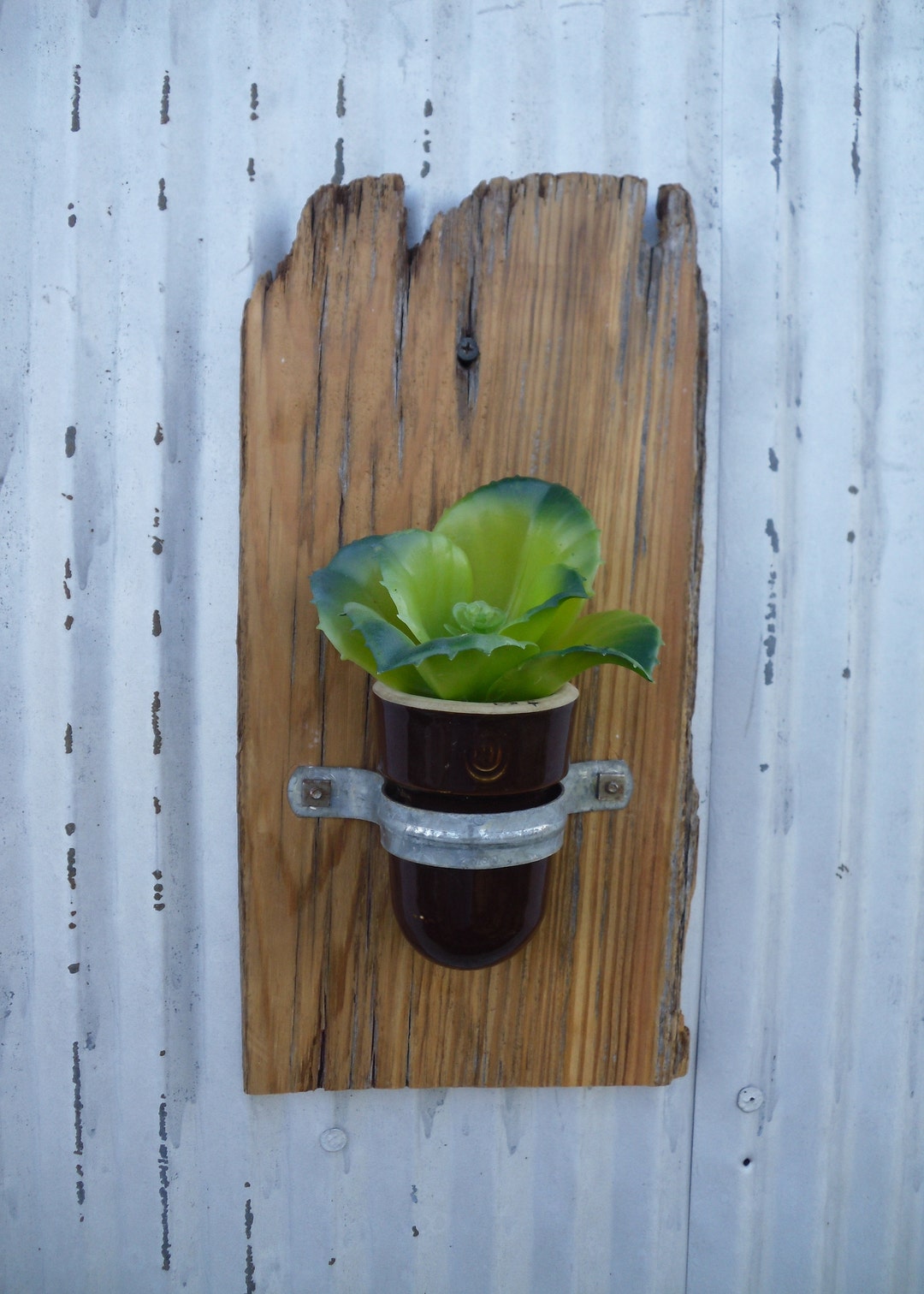 SALE! Antique Ceramic Insulator Repurposed as Succulent Planter Hand ...