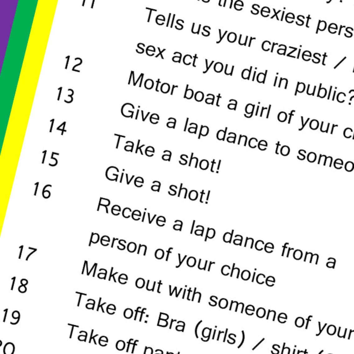 Naughty Jenga Block Game - Naughty Version, Naughty Fun, Gift for Him ...