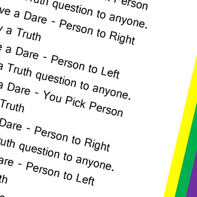 Truth or Dare Jenga Block Game Truth or Dare Version, Naughty Fun, Gift ...