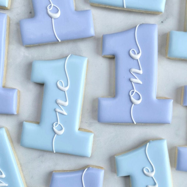 1st Birthday Cookies - Etsy