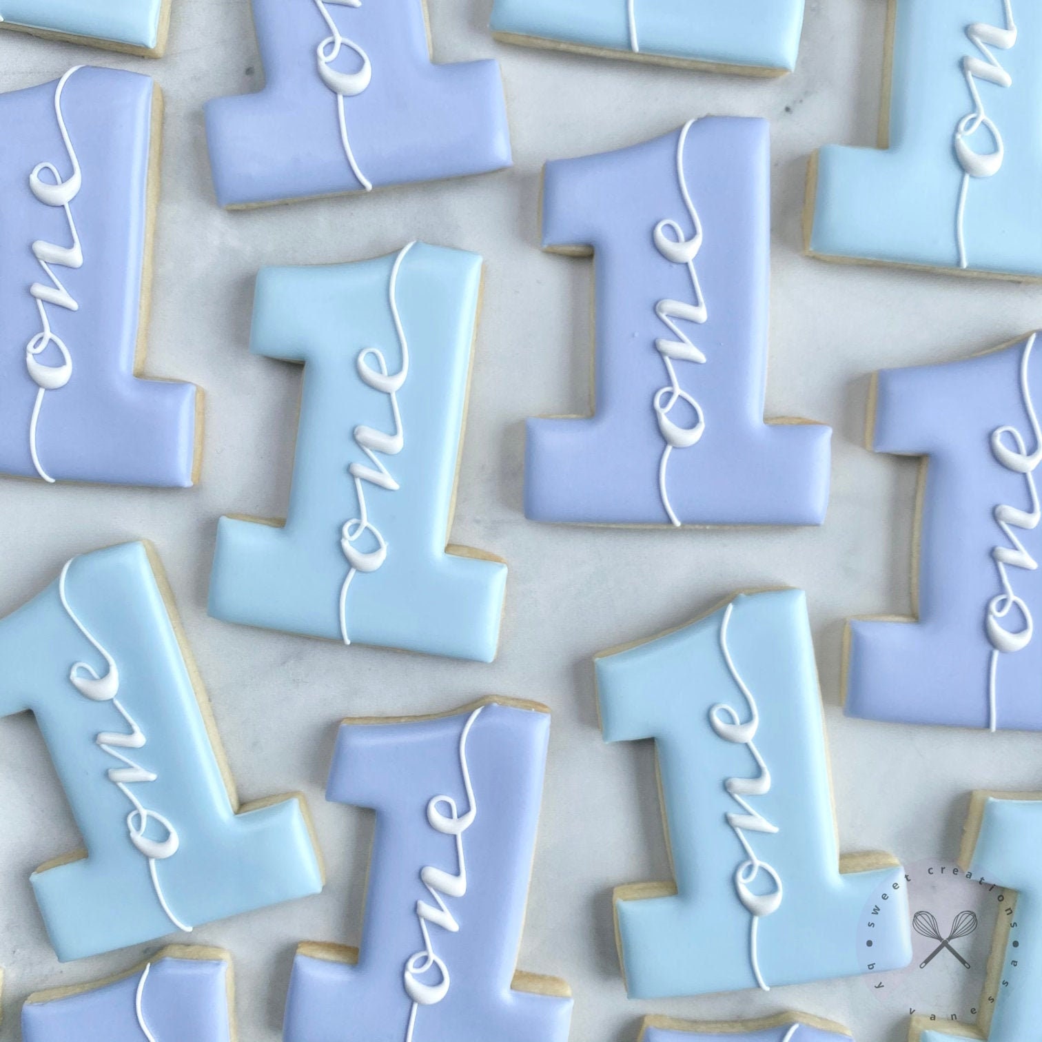 1st Birthday One Decorated Sugar Cookies 12 Cookies - Etsy