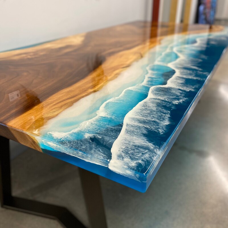 Resin Ocean Table - Etsy