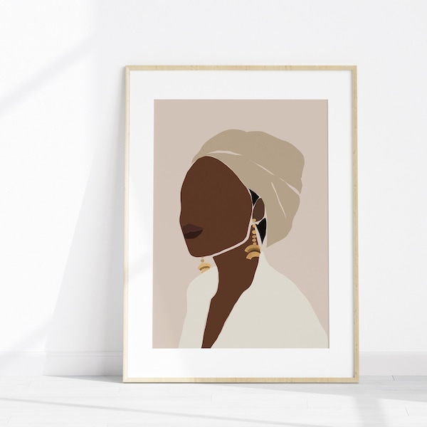 Faceless Black Woman - Etsy