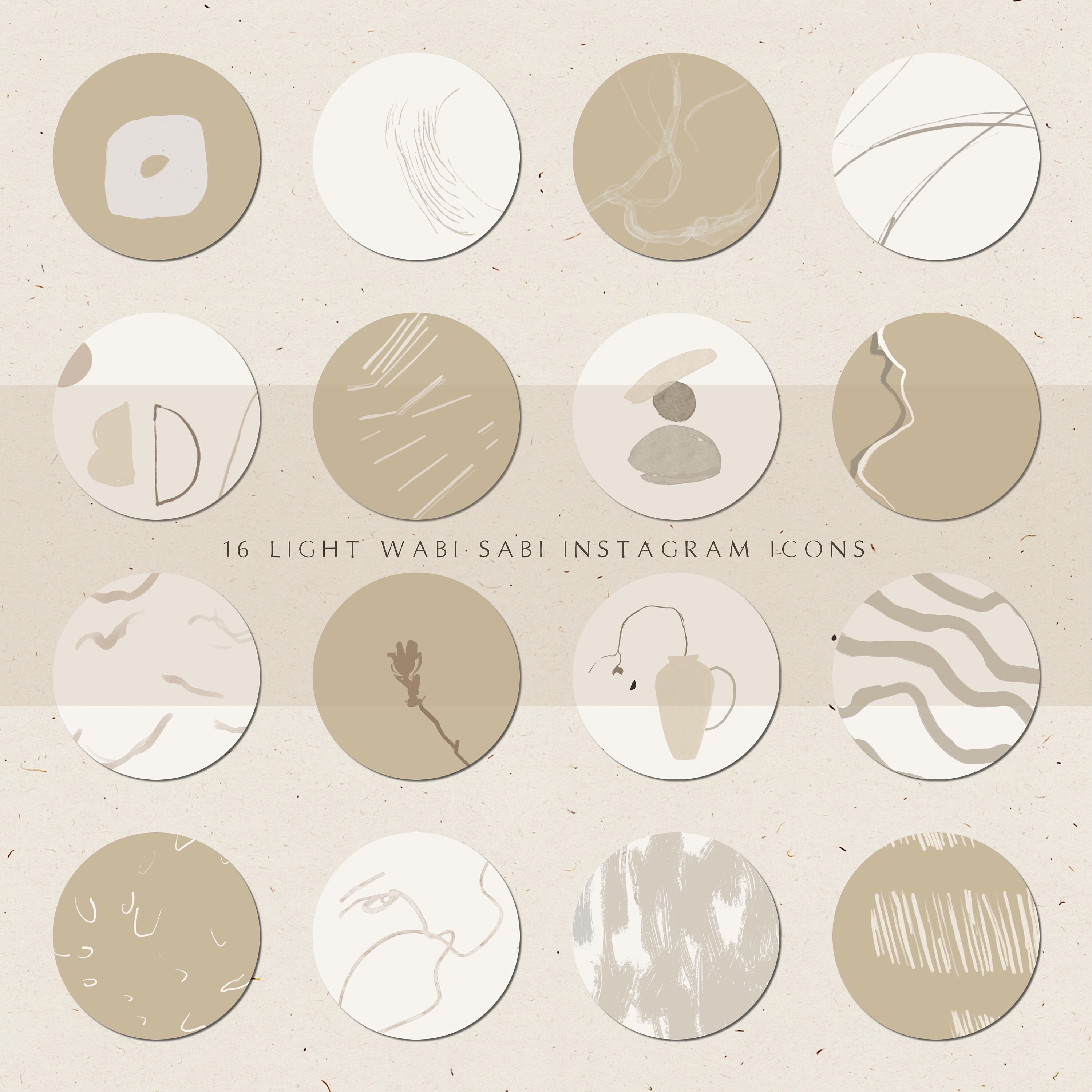 Wabi Sabi Instagram Story Highlight Covers for Instagram, Social Media ...