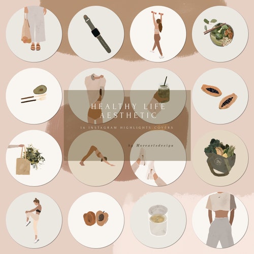 Instagram Story Highlight Icons Kitchen Cooking Covers Hand | Etsy