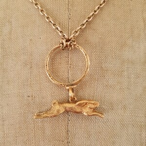 Rare Antique Victorian 14ct Gold Rabbit Hare Charm Pendant Ring - Etsy