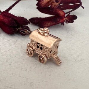 Vintage 9ct Gold 3D Fortune Teller Caravan Charm. 9k Gypsy - Etsy