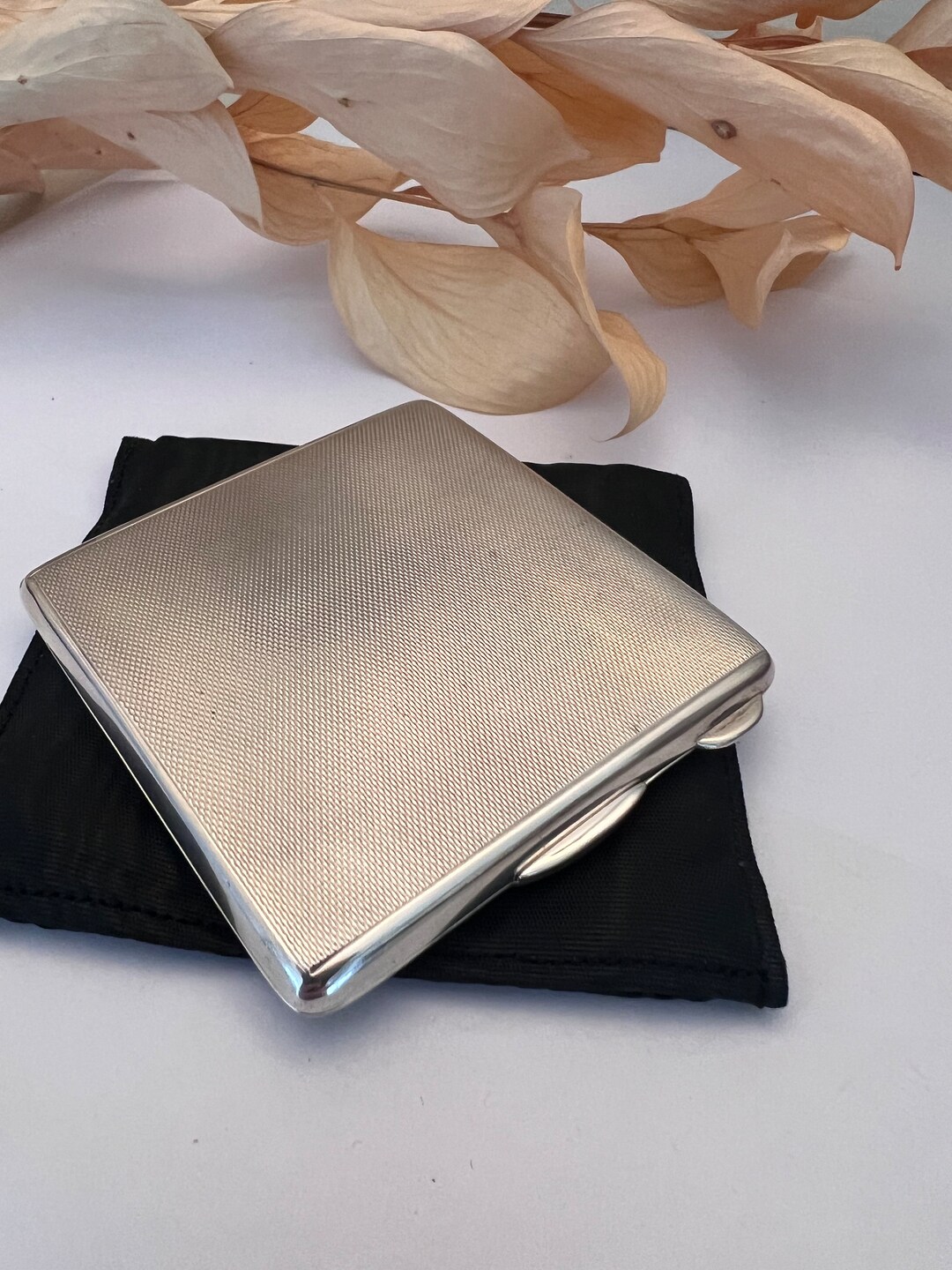Antique Sterling Silver Ladies Powder Compact. 1920 - Etsy