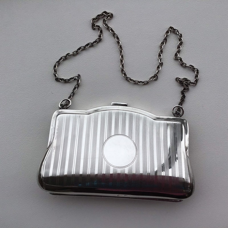 Silver Purse - Etsy