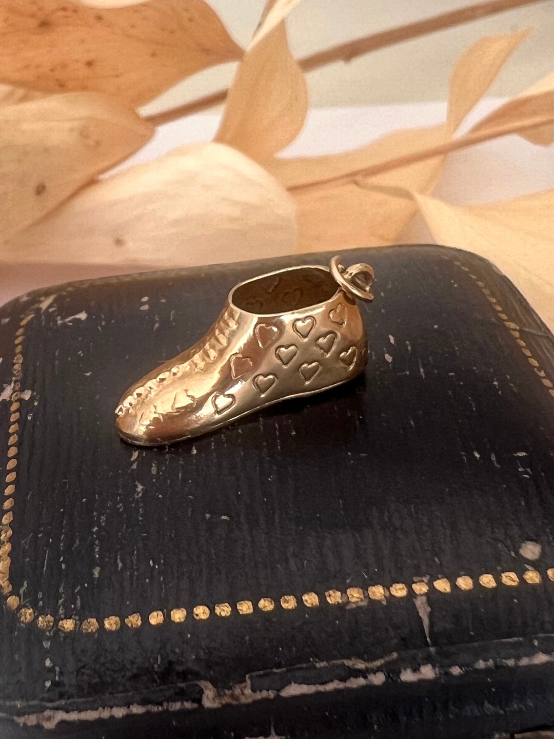 Vintage 9ct Gold Lucky Loveheart Boot Charm. 1965. - Etsy
