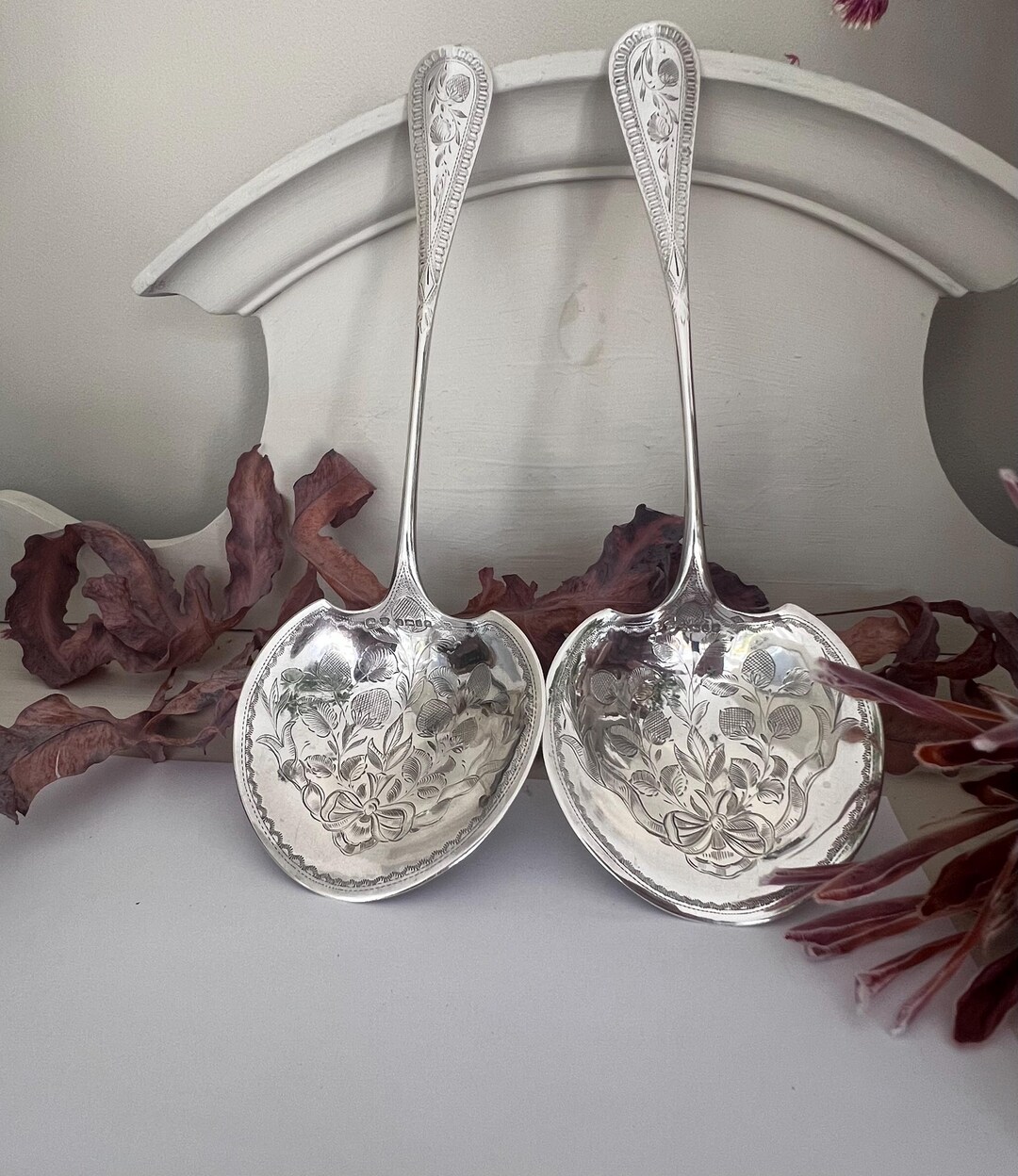 Antique Victorian French Minerva 950 Sterling Silver Strawberry Berry ...