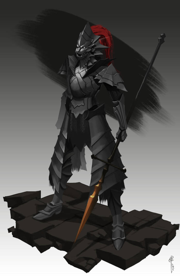 Dragonslayer Ornstein Art