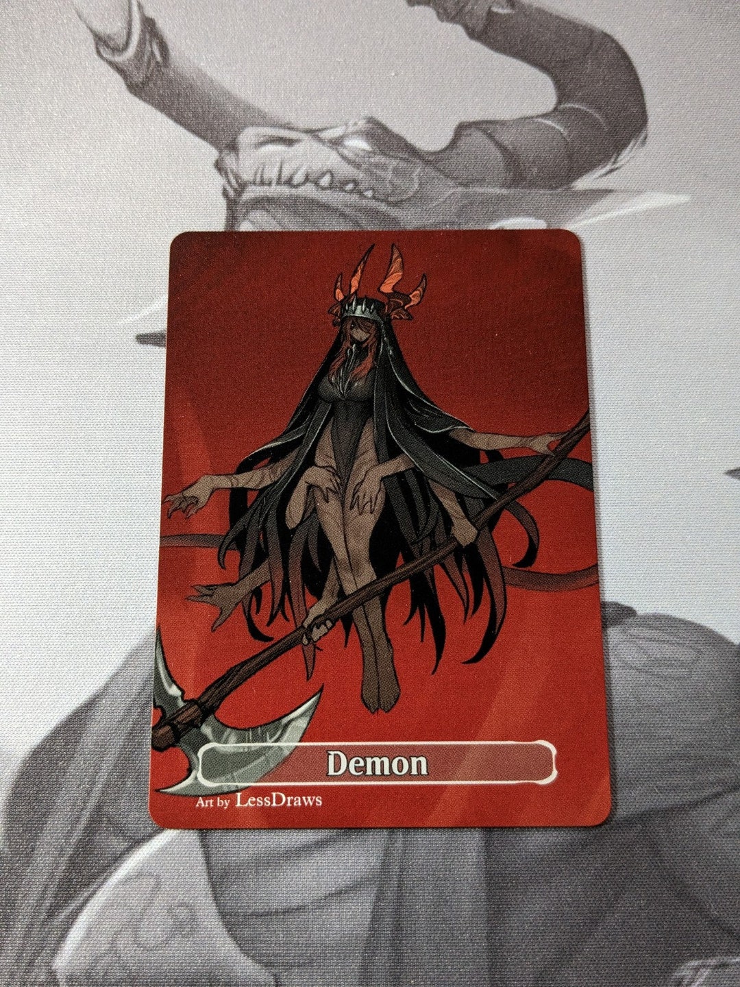Demon Token - Etsy
