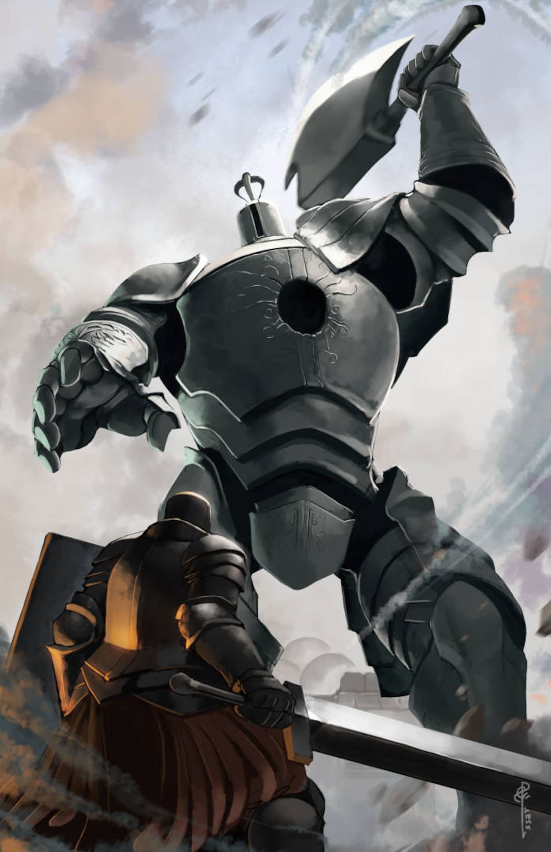 Iron Tarkus and the Iron Golem - Etsy