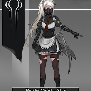 Battle Maids Card Set - Etsy