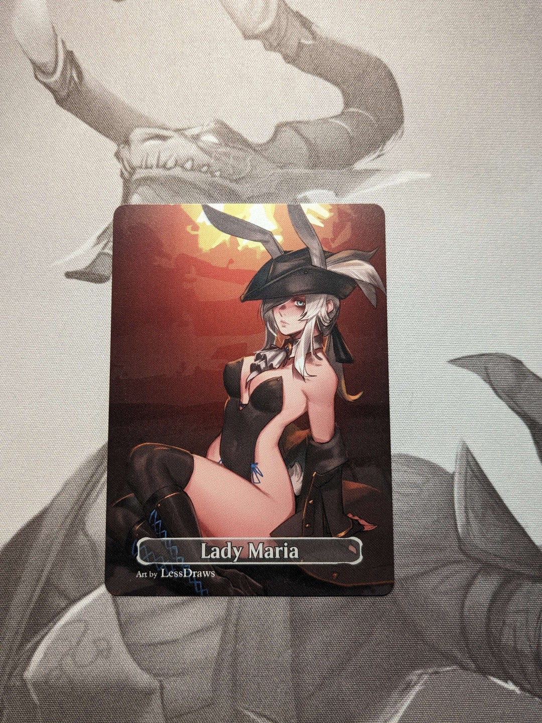 Lady Maria Sideless Bunny Suit Proxy Card - Etsy