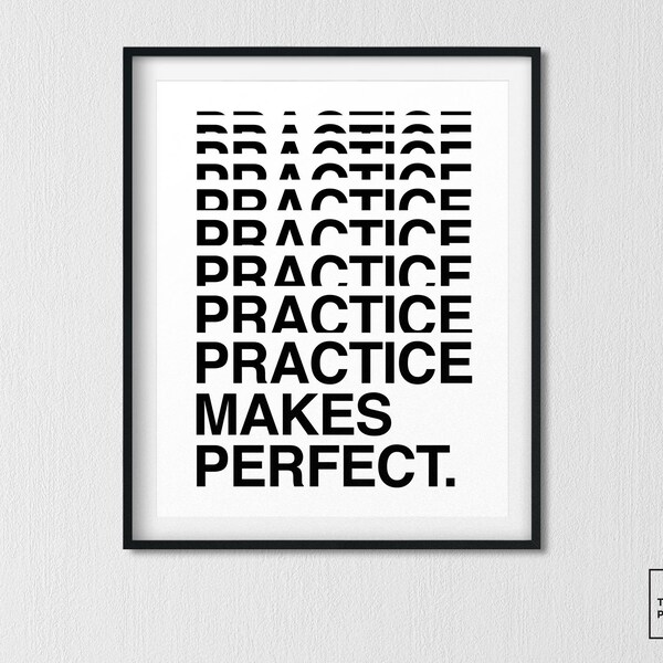 Practice Makes - Etsy