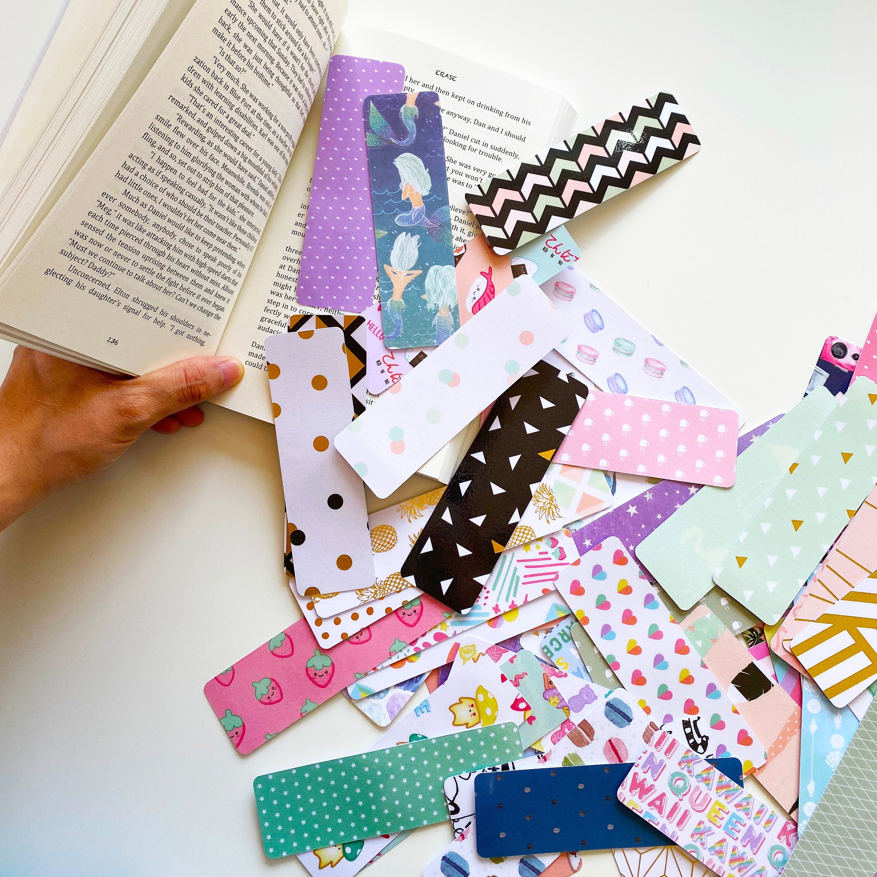 Bulk Bookmarks | Waterproof Laminated Bookmarks | Double-sided ...