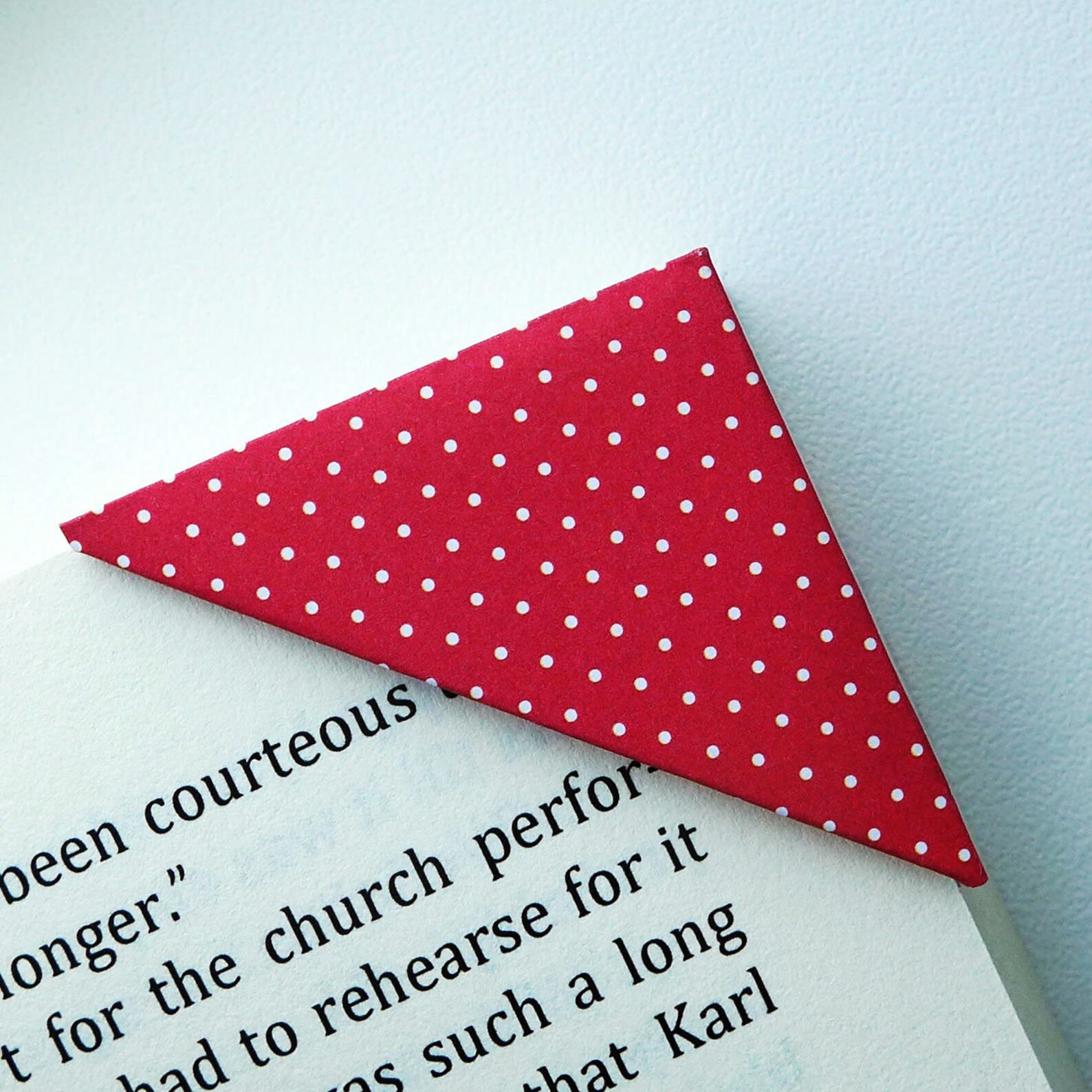 Bookmark Polka Dot Corner Bookmark 9 Prints Reader Gift - Etsy