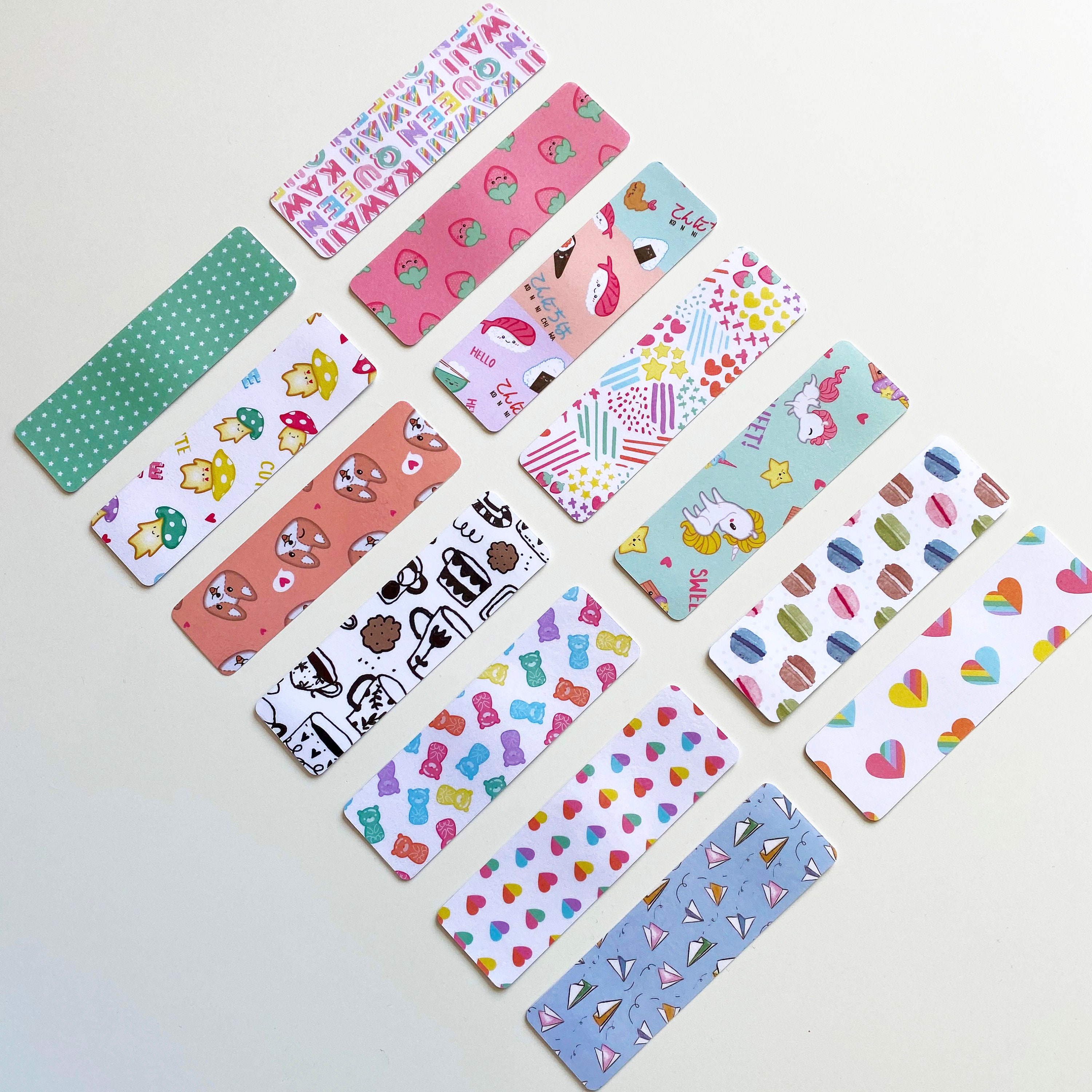 Bulk Bookmarks Waterproof Laminated Bookmark random Page | Etsy