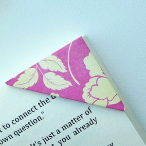 Bookmark - 10 Unique Corner Bookmarks - Book Club Gift - Reader Gift ...