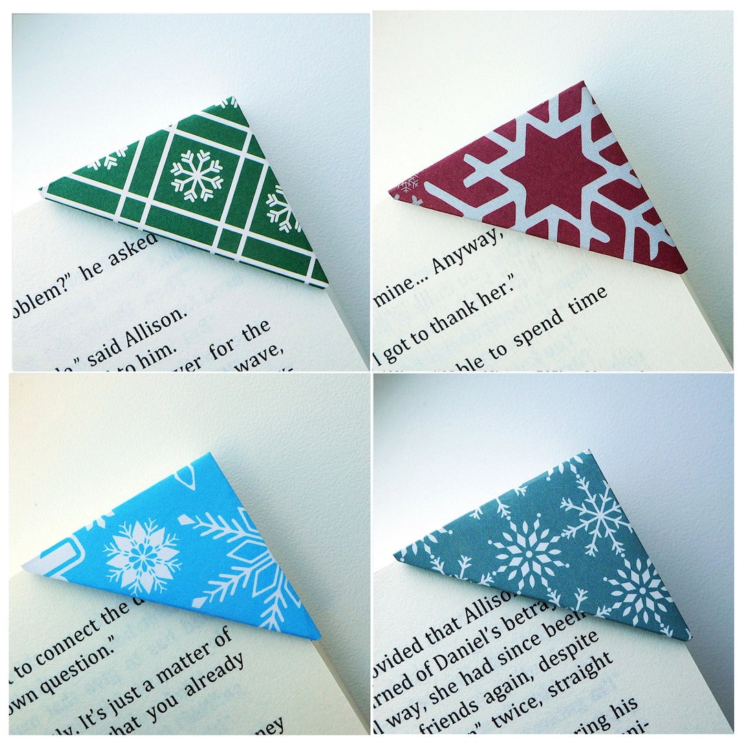 Bookmark - Christmas Corner Bookmark (9 Prints) - Reader Gift - Book ...