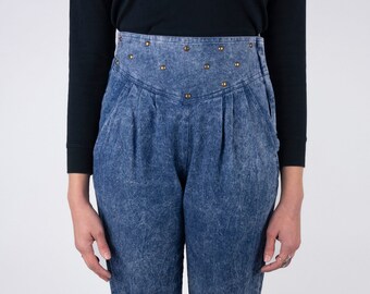 Pleated Yoke Jeans - Etsy