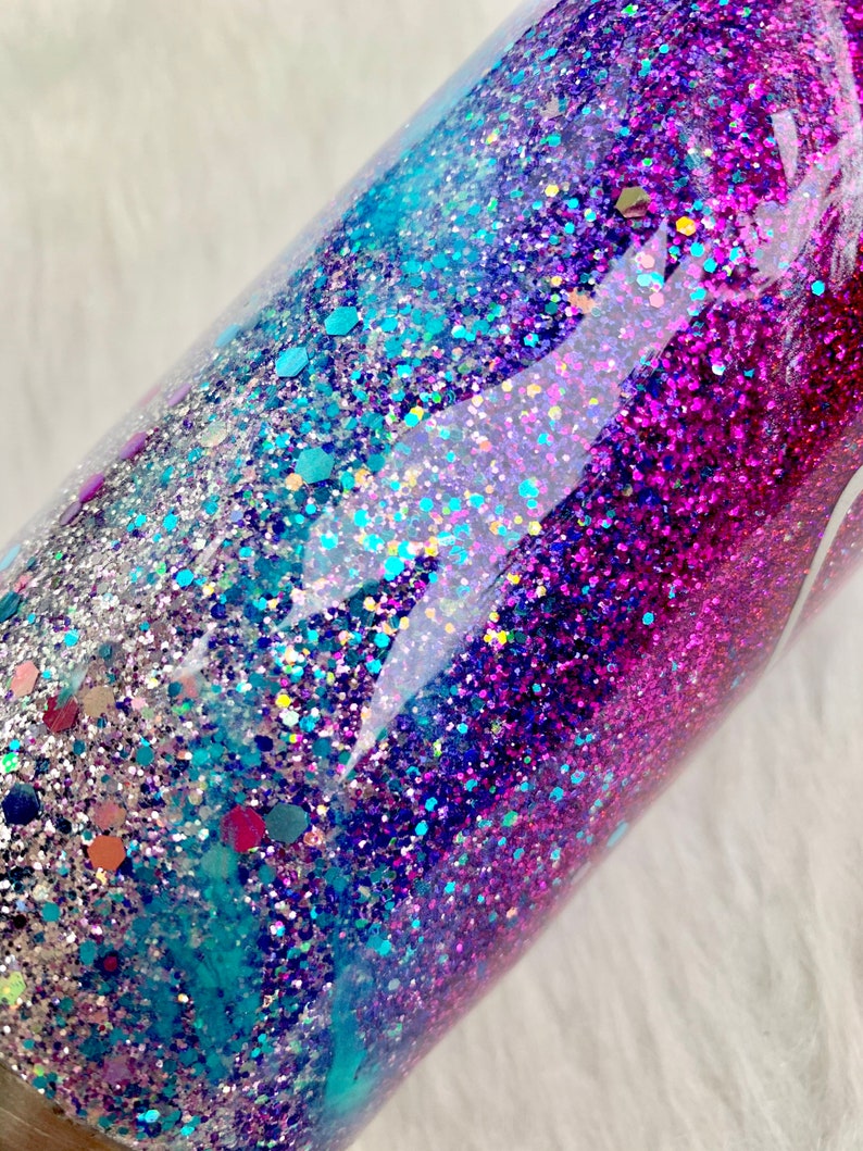 Glitter Swirl Tumbler | Etsy
