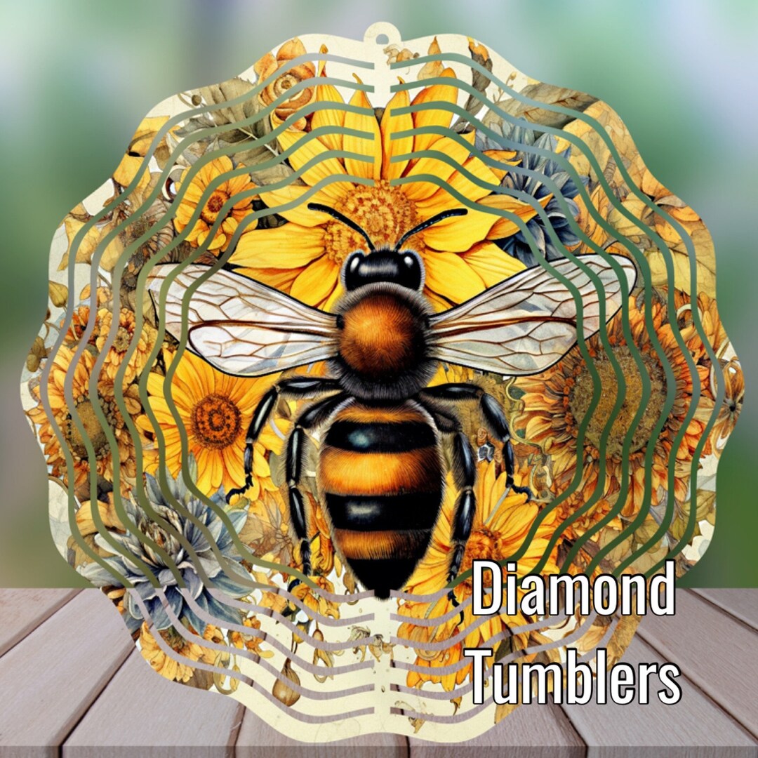 Bumble Bee Wind Spinner - Etsy