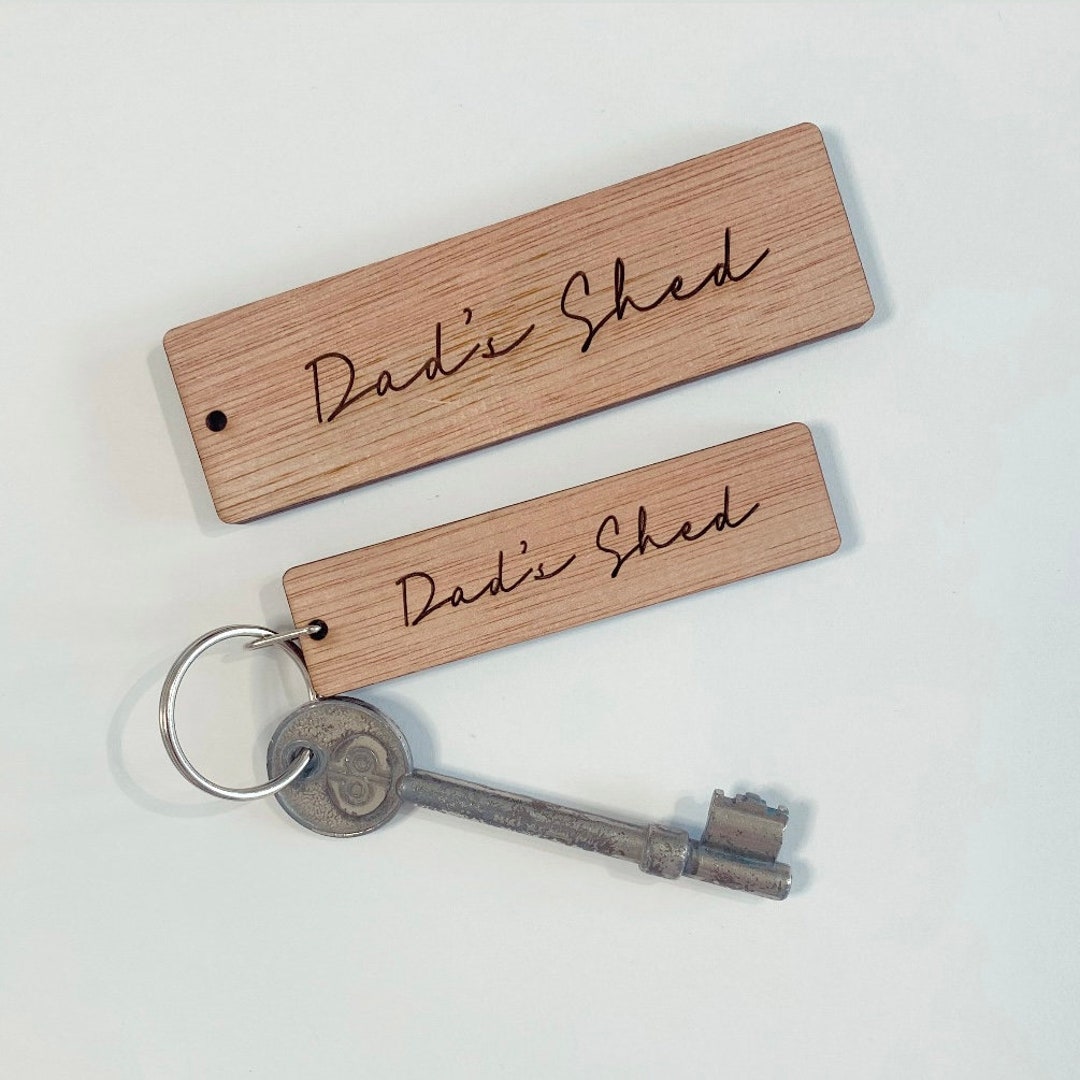 Personalised Key Ring | Rustic Key Fob, Custom Keyring for Home ...