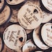 Wooden Guest Drink Tokens Weddings Drinks Voucher, Free Drink Ticket ...