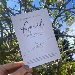 Memorial Favours | Funeral Favours | Robin Favours | Forget Me Not ...