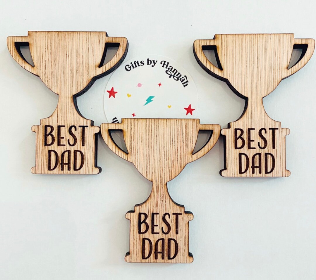 Fathers Day | Best Dad Award Token. Fathers Day Crafting. Letterbox ...