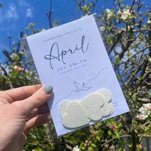 Memorial Favours | Funeral Favours | Robin Favours | Forget Me Not ...