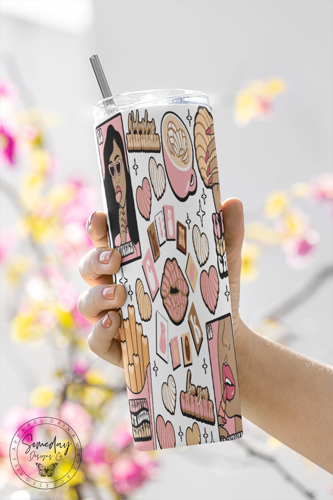 Chisme Book Tumbler, La Cabrona, Conchas and Churros, La Toxica, Dulce ...