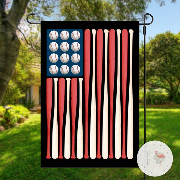 Baseball Garden Flag - Etsy