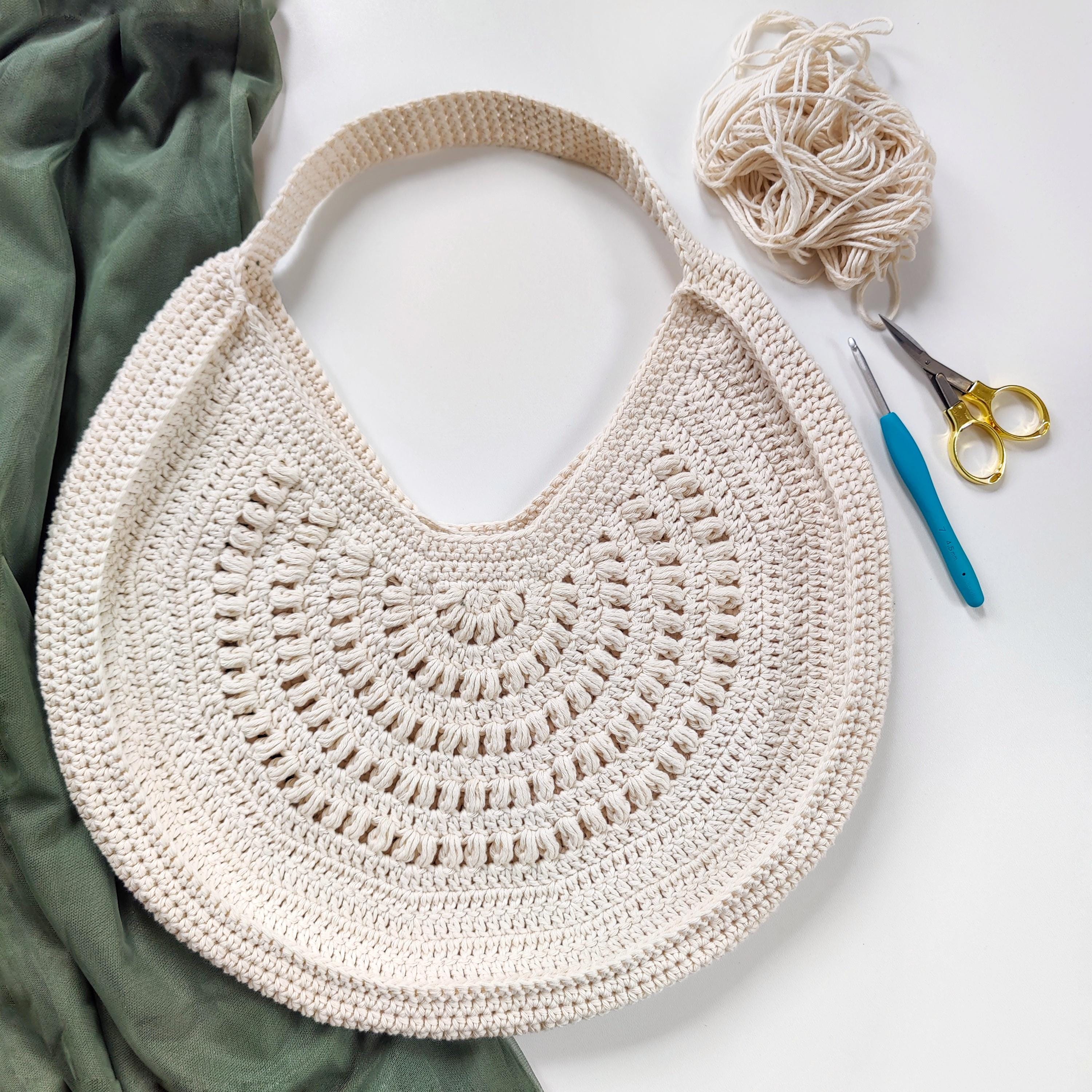 Crochet Pattern Nova Moon Bag, Crochet Bag, Round, Boho, Crochet, Dutch ...