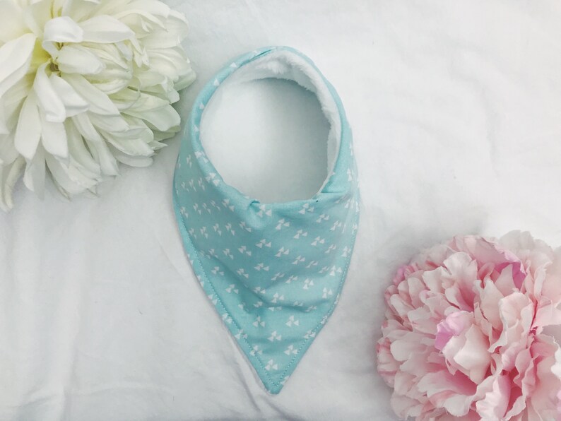 Mint Bandana Bib With Geometric Shapes, Baby Shower Gift - Etsy