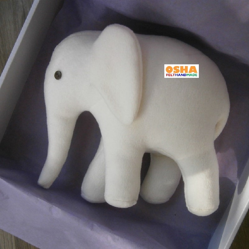 Stuffed Elephant - Etsy