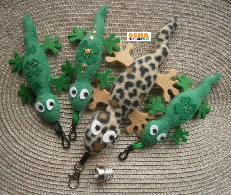 Leopard Gecko Lizard hanging toy Stuffed Gecko plush Toddler | Etsy