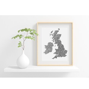 Real Ale Brewery Map of the British Isles. Beer Map Uk. Brewery Map ...