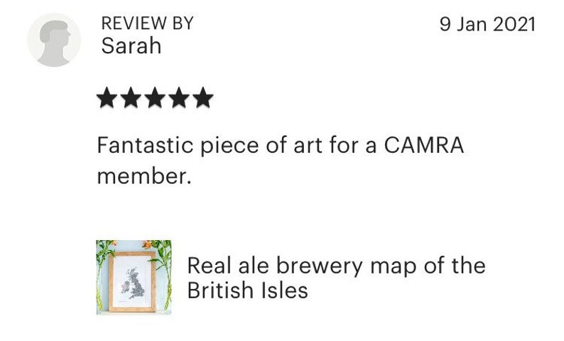 Real Ale Brewery Map of the British Isles. Beer Map Uk. Brewery Map ...